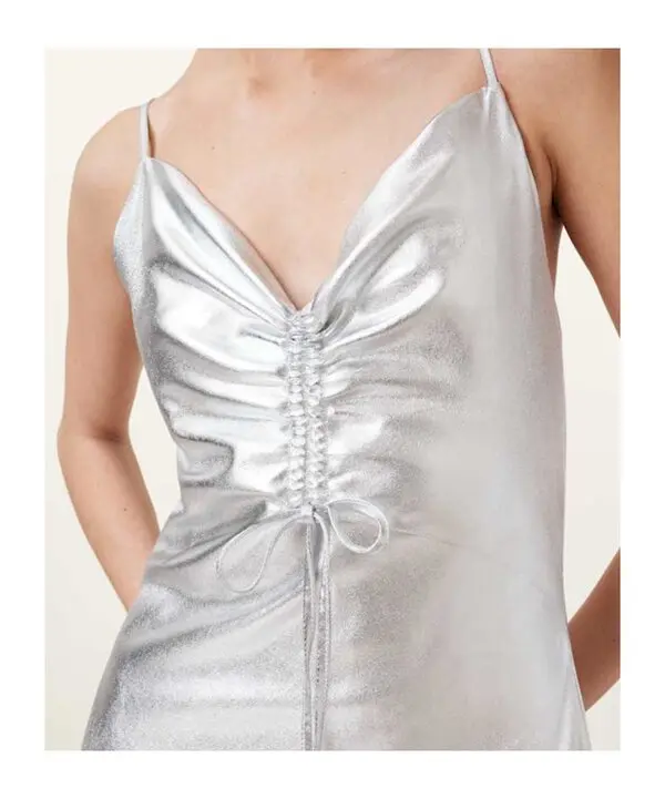 ALLSAINTS Alexia Strappy Asymmetric Dress