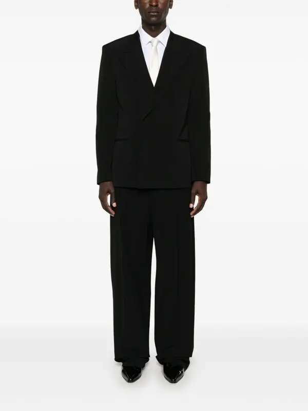 Saint Laurent Striped Button-up Shirt - White