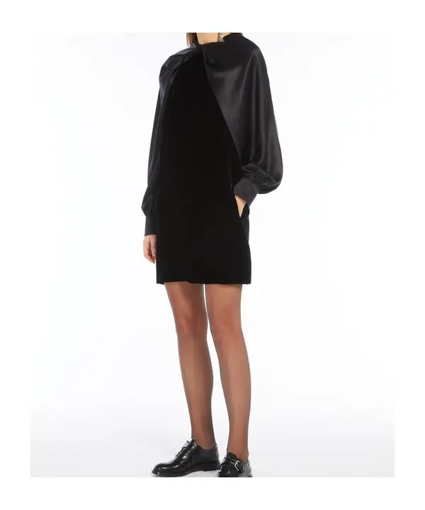 Max Mara Twist Detailed Long-sleeved Dress