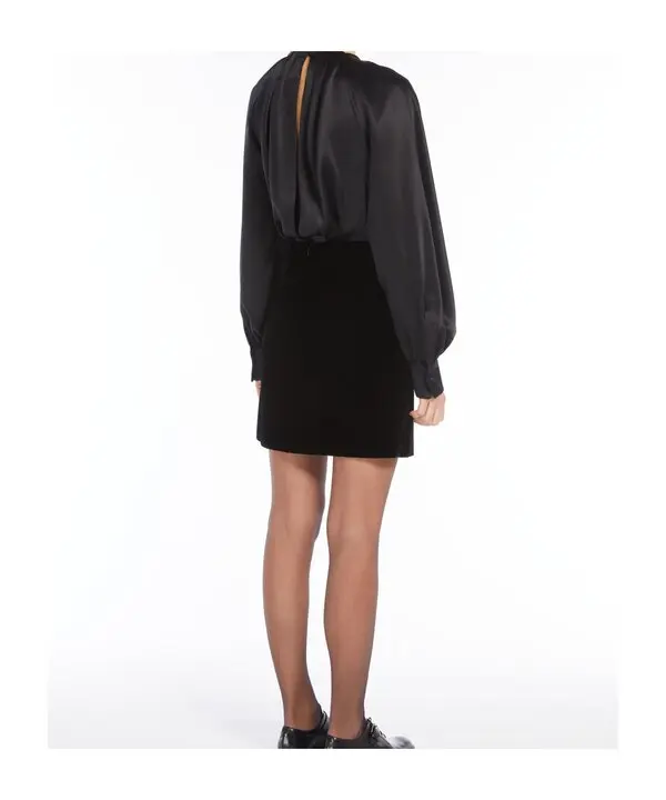 Max Mara Twist Detailed Long-sleeved Dress