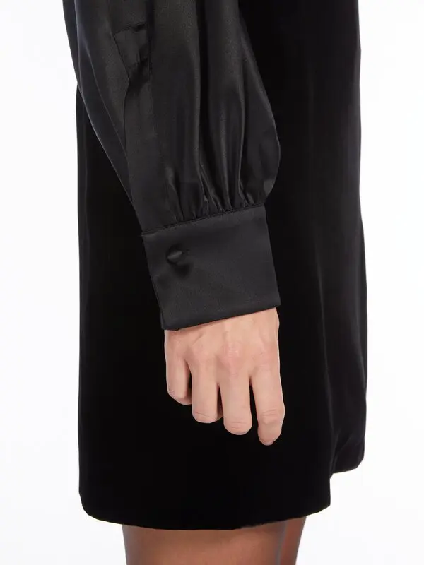 Max Mara Twist Detailed Long-sleeved Dress