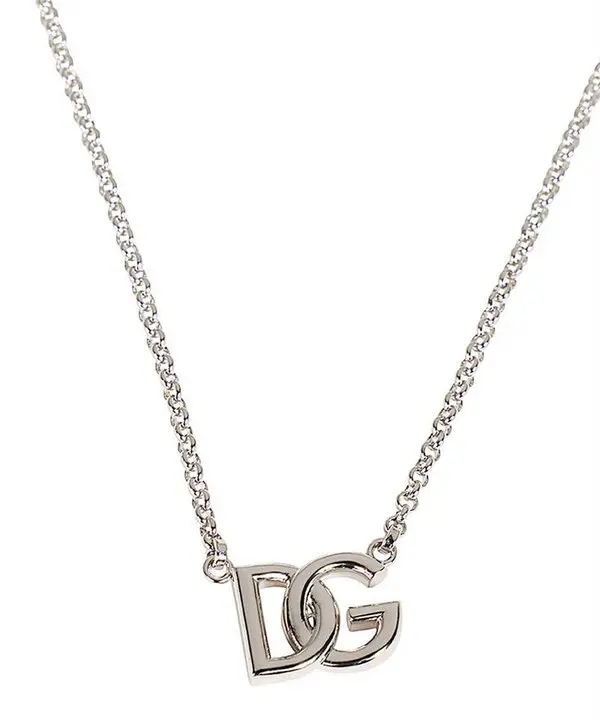 Dolce & Gabbana Logo-plaque Chain Necklace