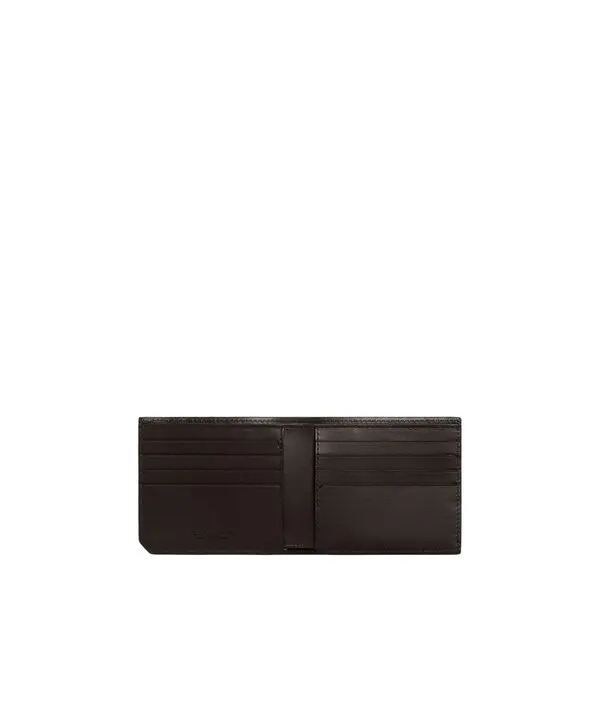 Bottega Veneta Intrecciato Piccolo Bi-fold Wallet - Fudge