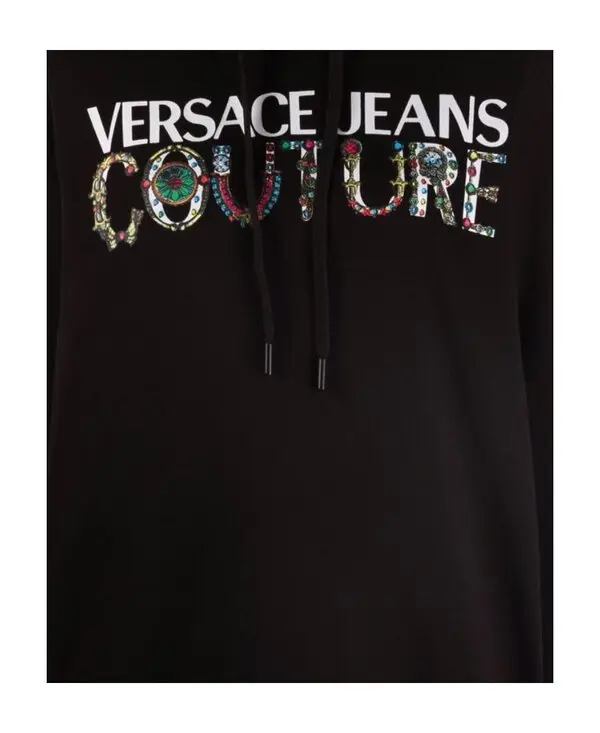 Versace Logo Print Hoodie