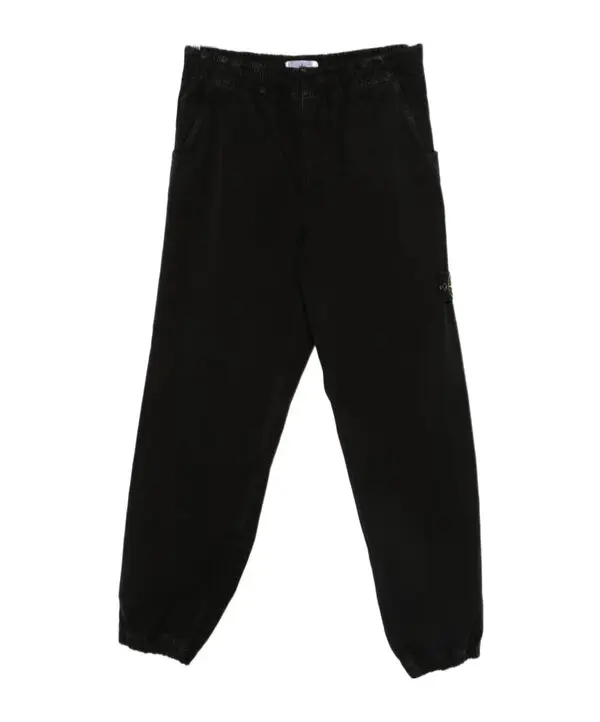 Stone Island Logo-patch Track Pants - Black