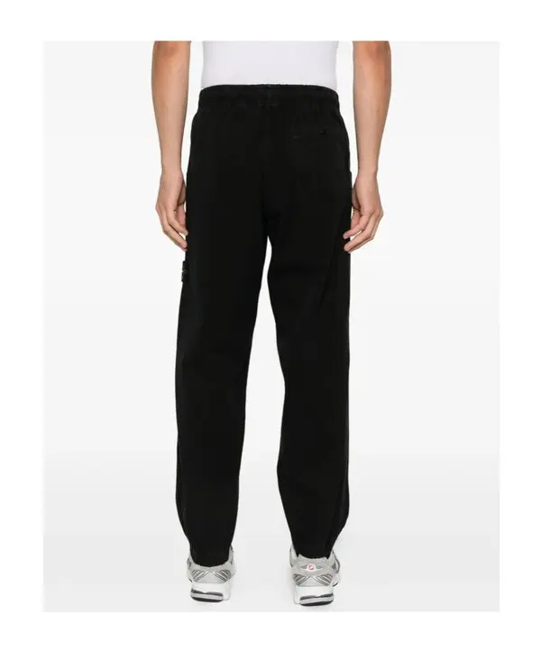 Stone Island Logo-patch Track Pants - Black