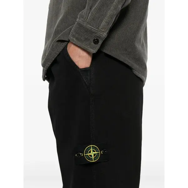 Stone Island Logo-patch Track Pants - Black