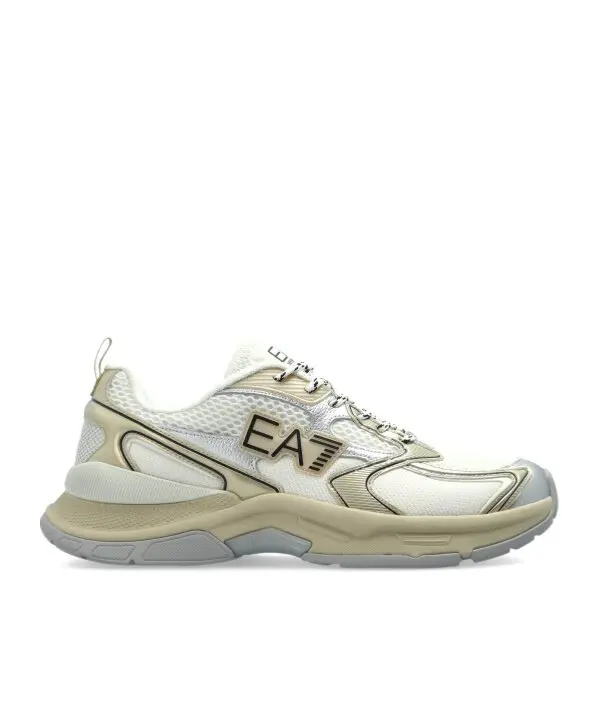 EA7 Lace-up Round Toe Sneakers
