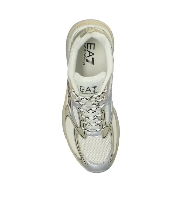 EA7 Lace-up Round Toe Sneakers