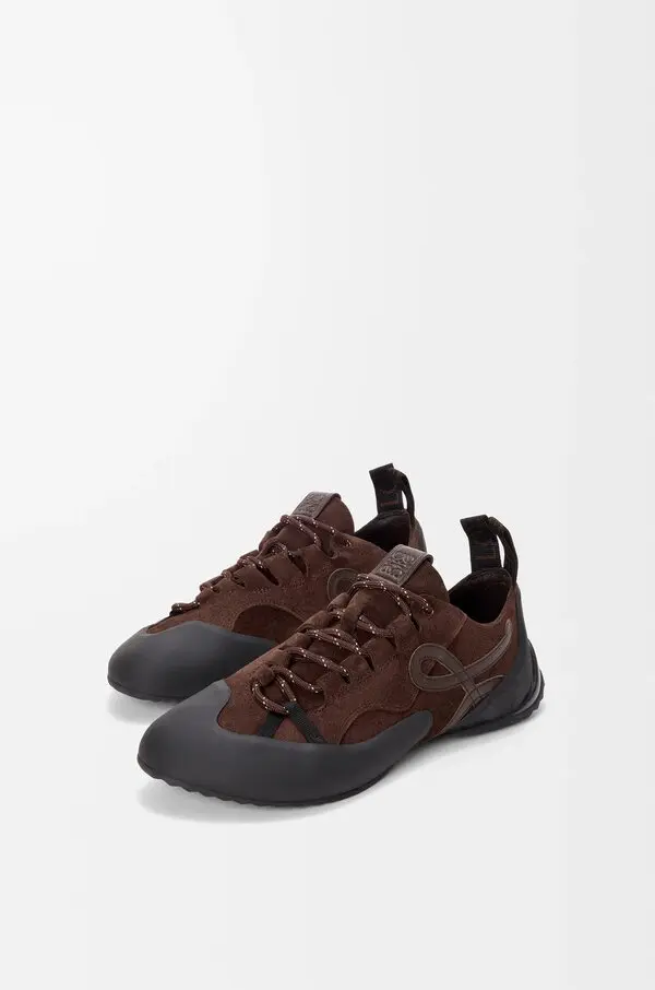 Loewe Grip Lace-up Sneakers - Black