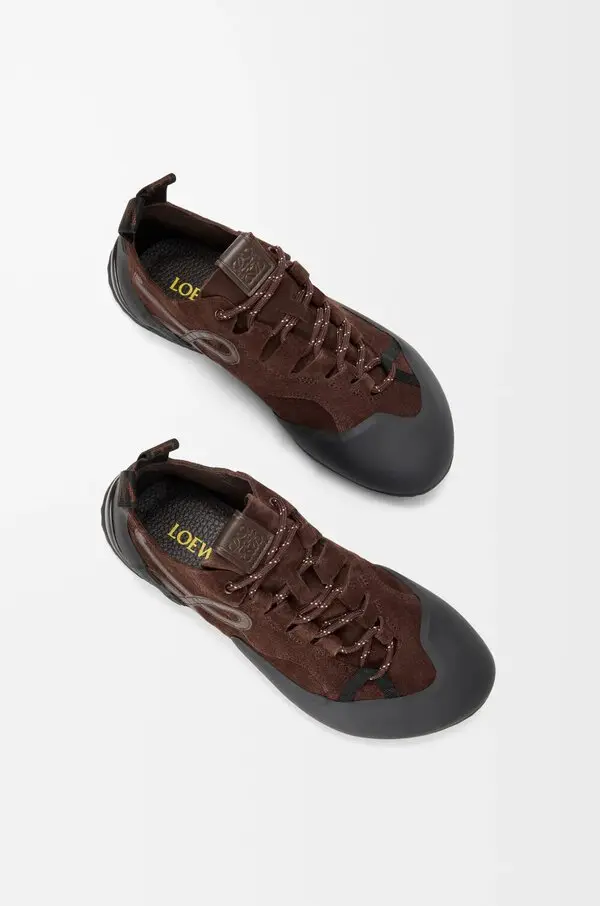 Loewe Grip Lace-up Sneakers - Black