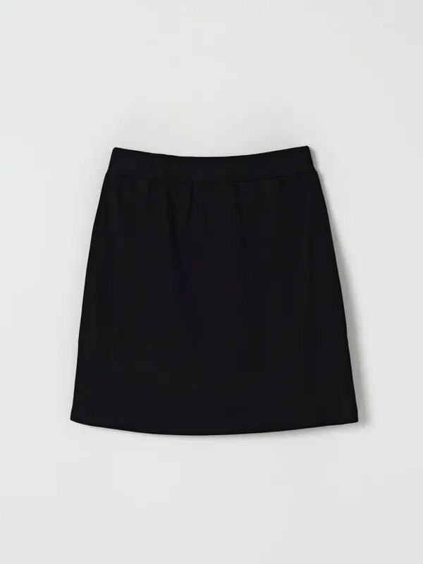 Balmain Elastic Waist Skirt With Button Detail