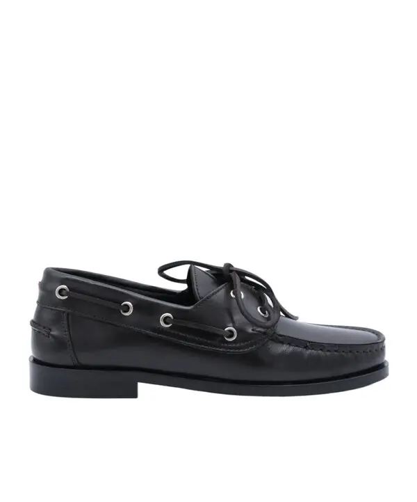 AeydĒ Harris Round Toe Lace-up Shoes - Black