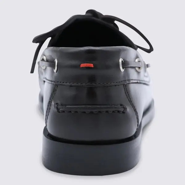 AeydĒ Harris Round Toe Lace-up Shoes - Black