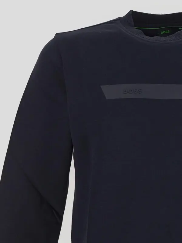 Hugo Boss Crewneck Sweatshirt With Logo Detail