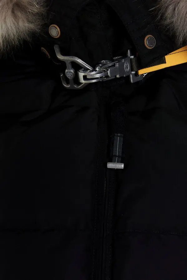 PARAJUMPERS Padded Down Coat With Fur Trimmed Hood