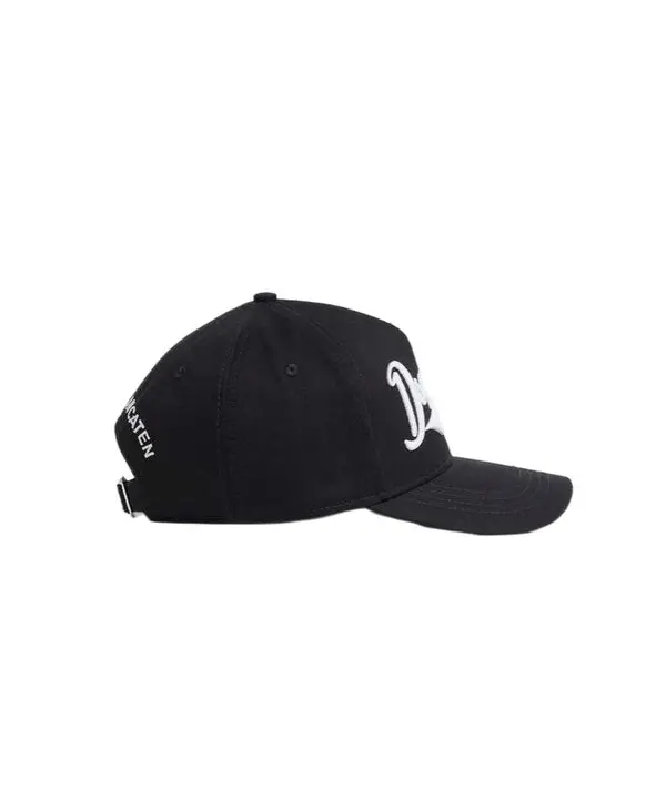 Dsquared2 Logo Embroidered Baseball Cap - Black
