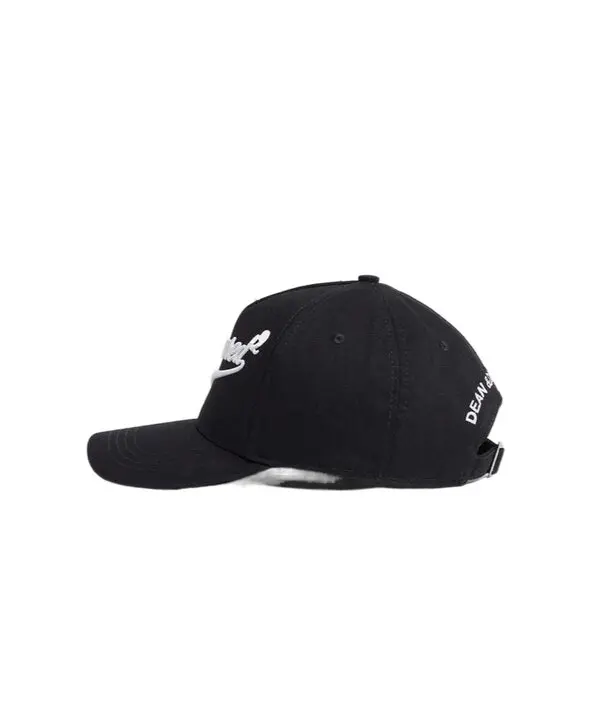 Dsquared2 Logo Embroidered Baseball Cap - Black