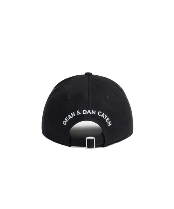 Dsquared2 Logo Embroidered Baseball Cap - Black