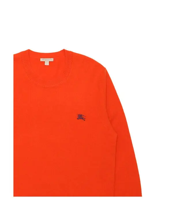 Burberry Pullover With Logo Detail - Orange