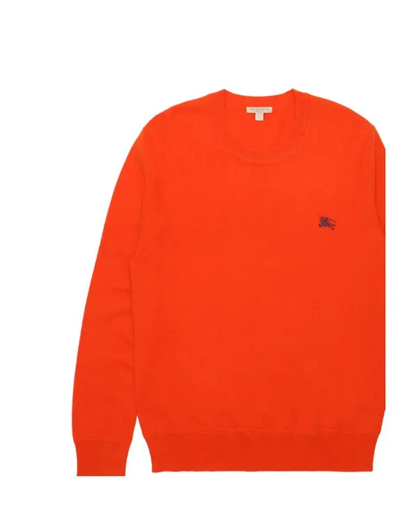 Burberry Pullover With Logo Detail - Orange