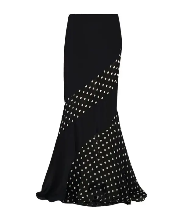Nina Ricci Polka Dot Maxi Skirt