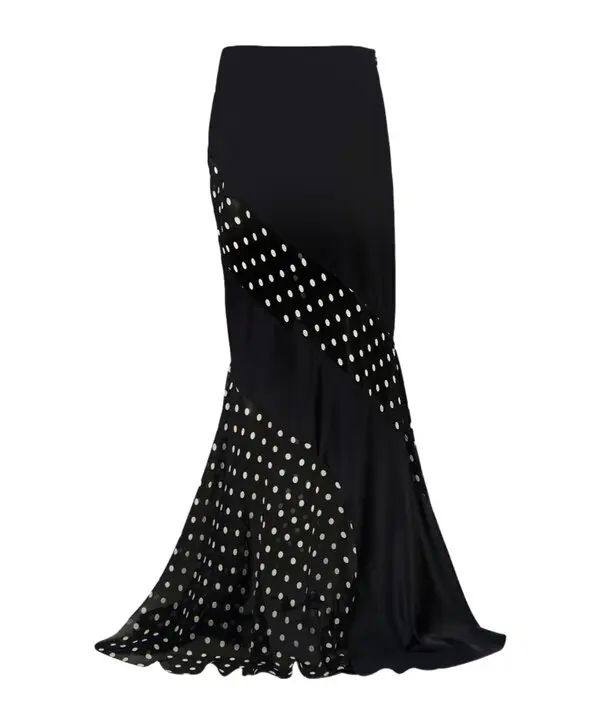 Nina Ricci Polka Dot Maxi Skirt