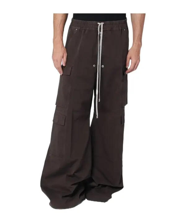 Rick Owens Wide-leg Cargo Trousers - Black