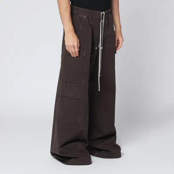 Rick Owens Wide-leg Cargo Trousers - Black