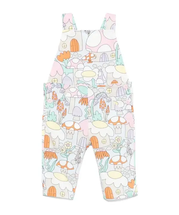Stella McCartney Printed Bib Overalls - White