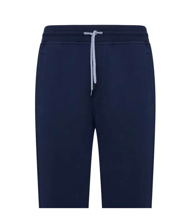 Brunello Cucinelli Drawstring Tapered Leg Pants - Navy Blue