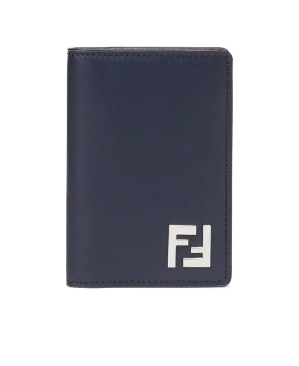 Fendi Ff Squared Card Holder - Black