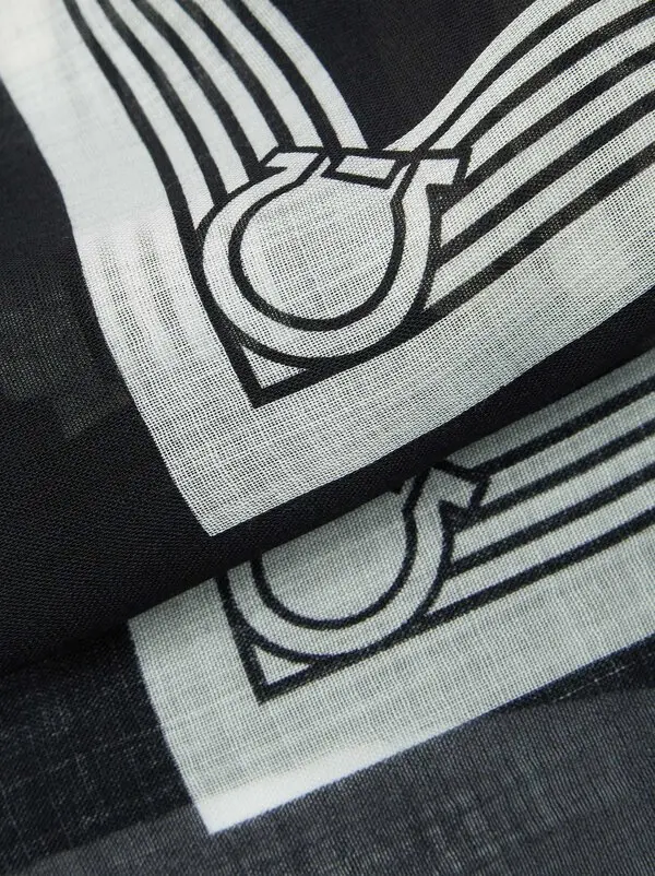 FERRAGAMO Bandeau Twilly Striped Scarf
