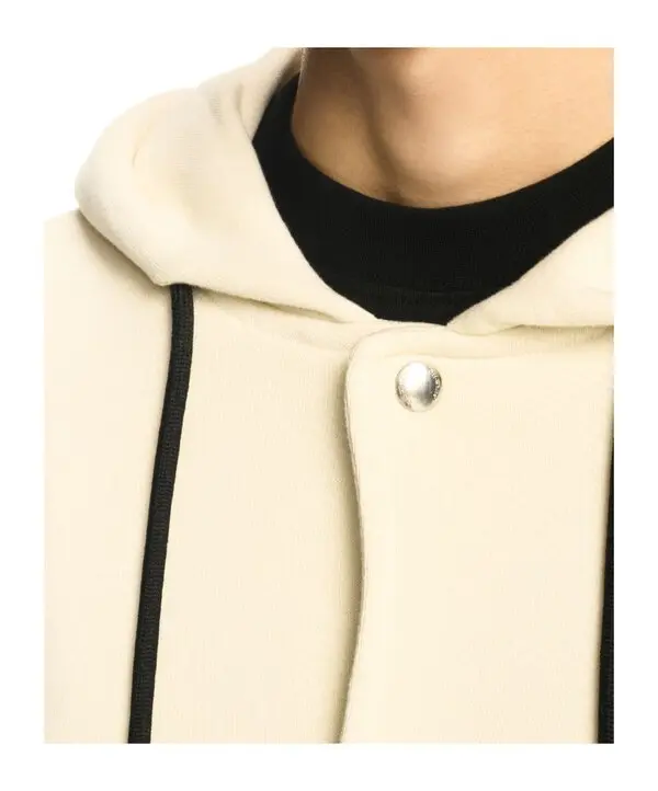 Off-White Striped Hooded Bomber Jacket