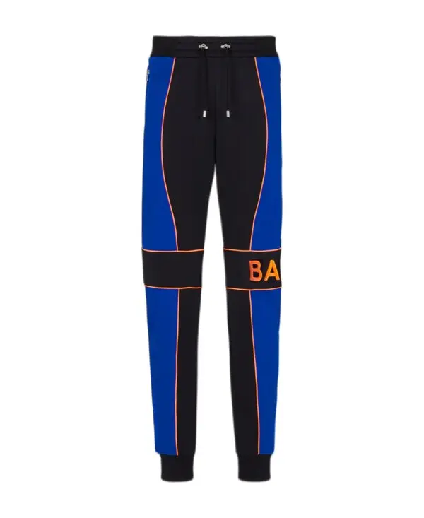 Balmain Jogging Bottoms With Logo Inserts