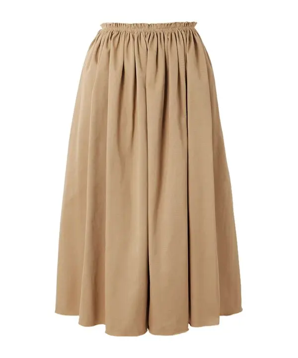 Gabriela Hearst Pleated Midi Skirt
