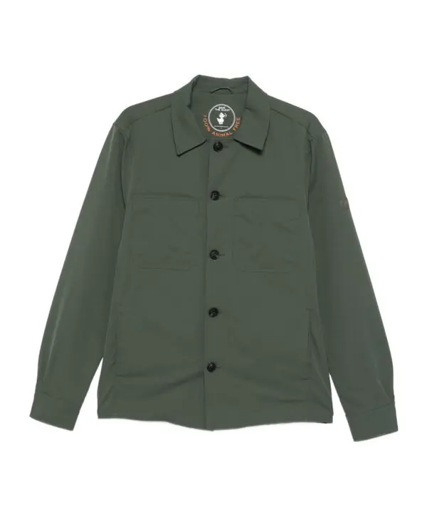 SAVE THE DUCK Long Sleeve Collared Jacket - Black