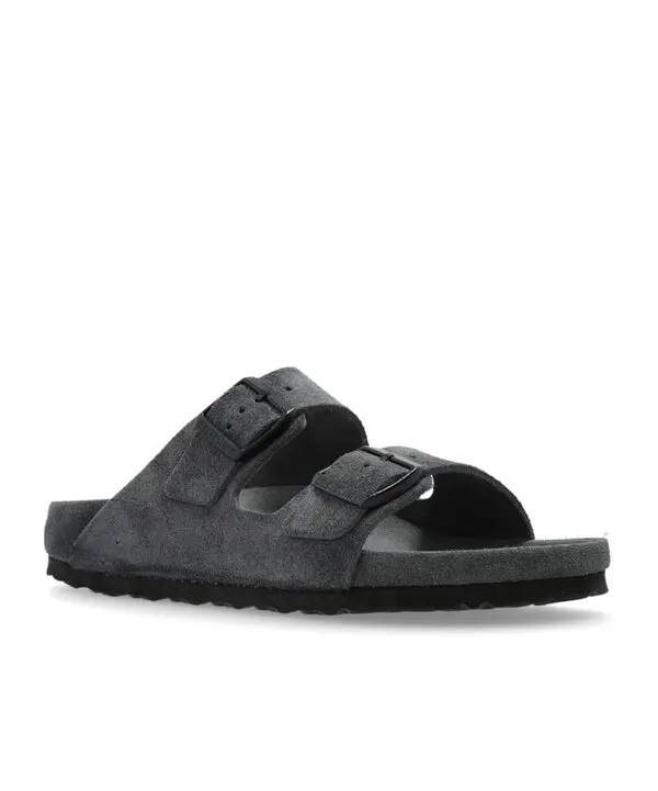 BIRKENSTOCK Arizona Suede Sandals - Grey
