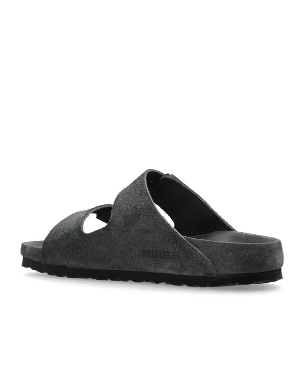 BIRKENSTOCK Arizona Suede Sandals - Grey