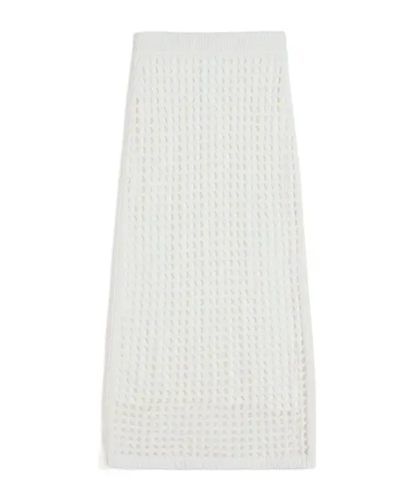Max Mara Cotton Skirt - Optical White