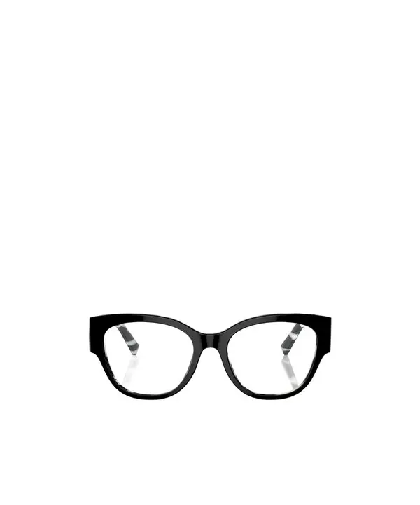 Dolce & Gabbana Zebra-print Butterfly-frame Eyeglasses - Black