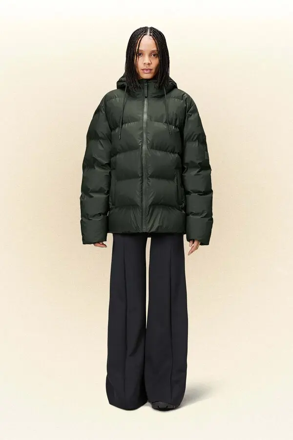 Rains Hooded Down Jacket