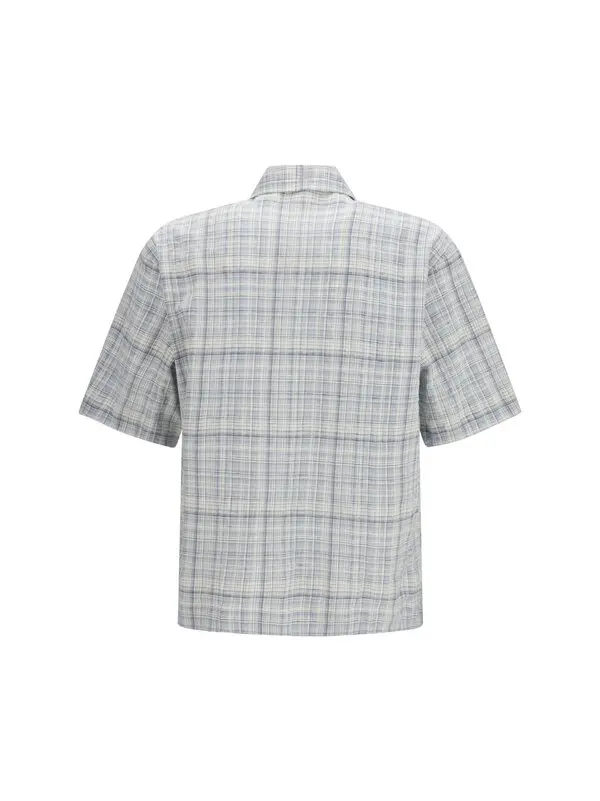 SUNFLOWER Checked Short Sleeve Shirt - Gray