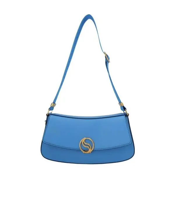 Stella McCartney Logo Plaque Fold-over Shoulder Bag