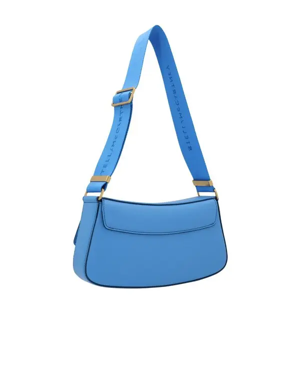 Stella McCartney Logo Plaque Fold-over Shoulder Bag