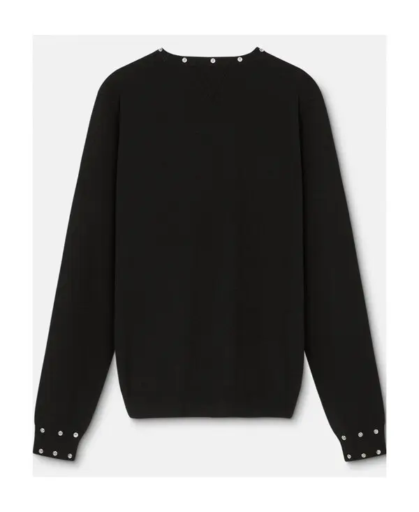 Versace Embellished Crewneck Sweater