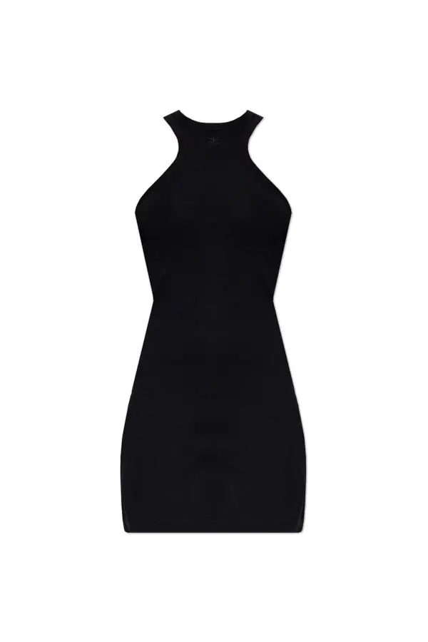 COURREGES Sleeveless Mini Dress - Black
