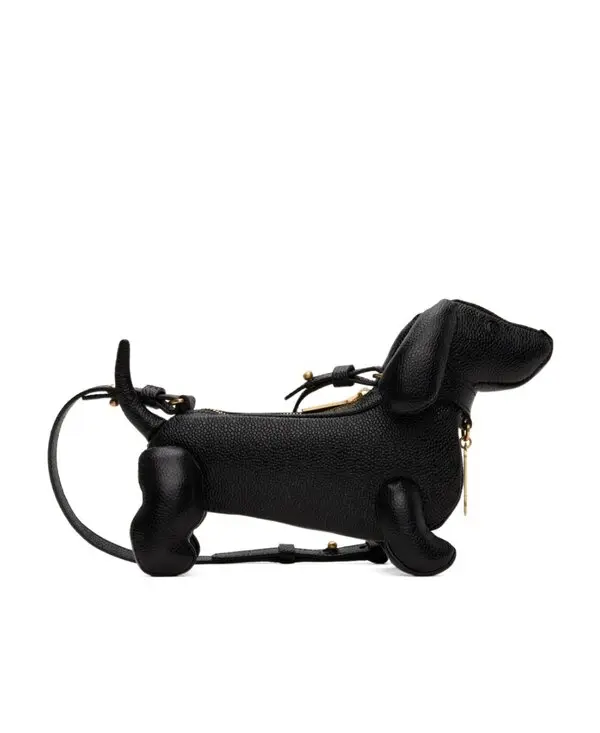 Thom Browne Hector Zipped Shoulder Bag - Black