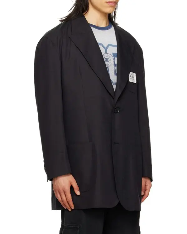 Dolce & Gabbana Dolce Gabbana Logo Patch Single-breasted Blazer