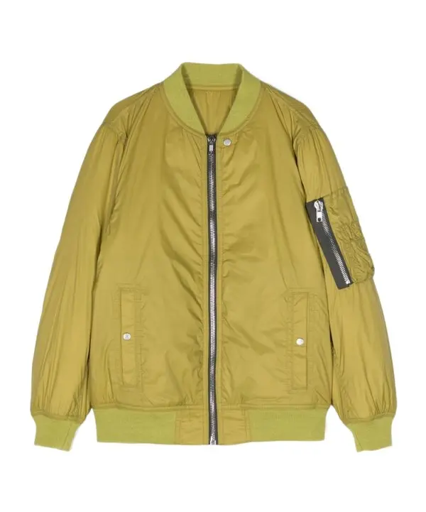 Rick Owens Panelled Zip-up Bomber Jacket